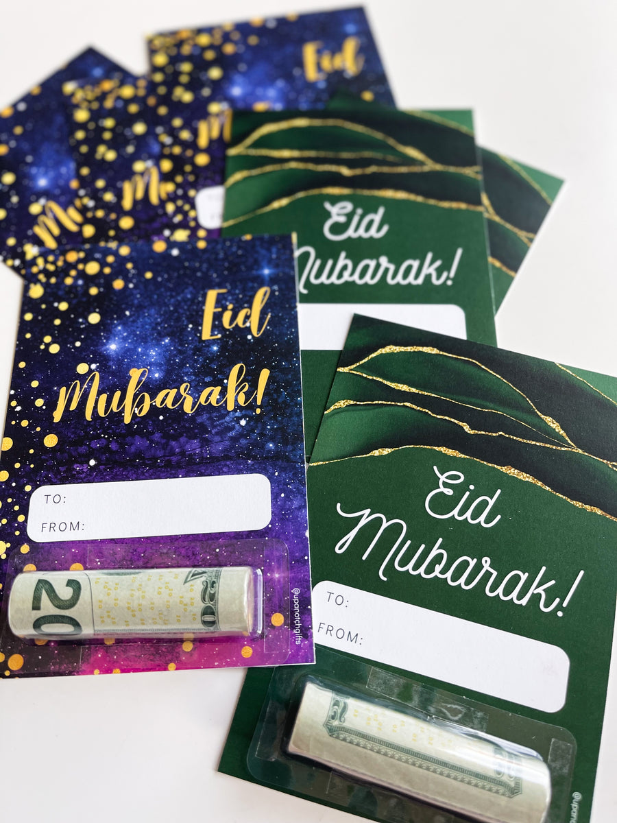 NEW! Eid money roll cards – Up A Notch Gifts